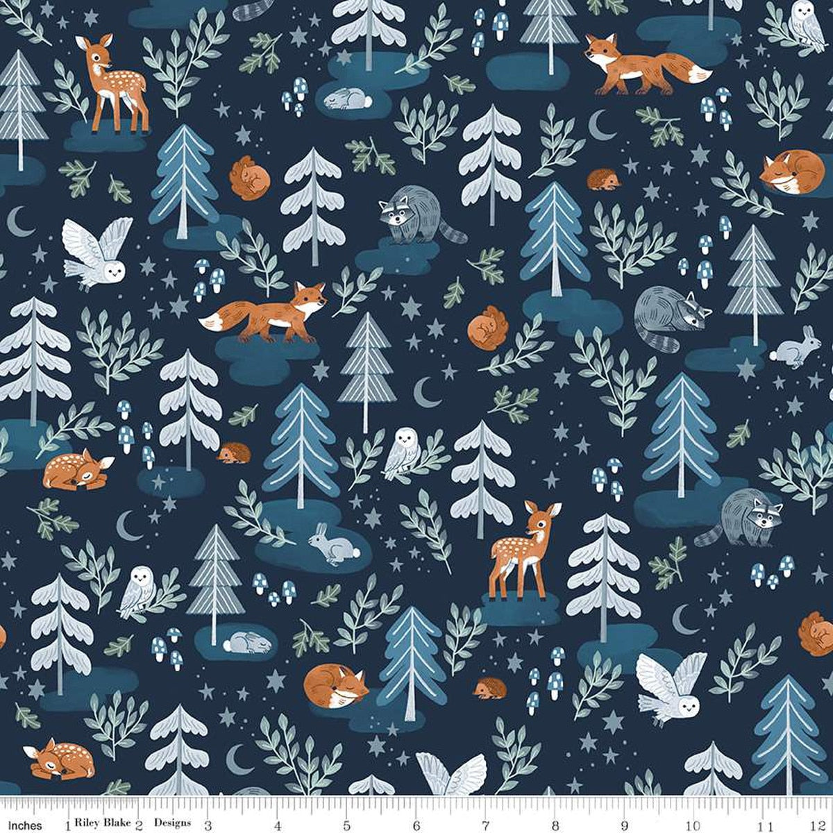 Twilight Creatures - Main Indigo | C15360-INDIGO – Austin Sewing