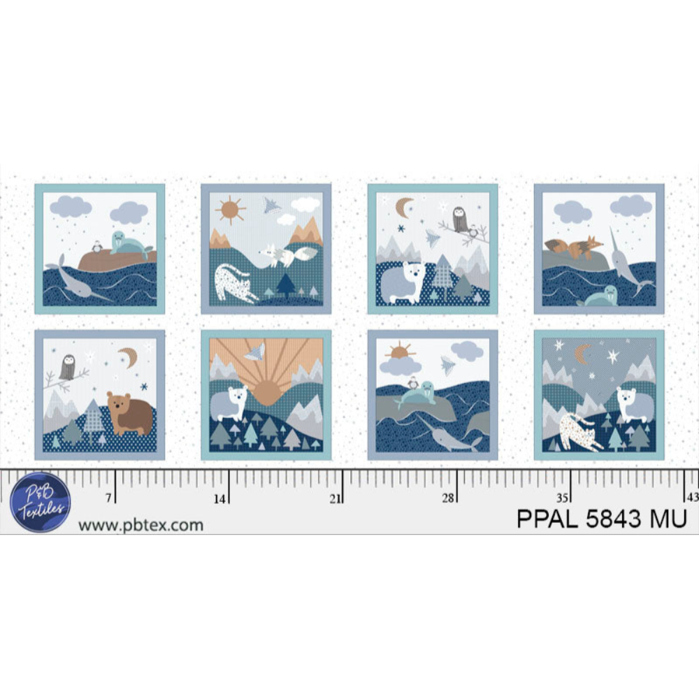 Polar Pals - Artic Antics Panel | 05843-MU – Austin Sewing
