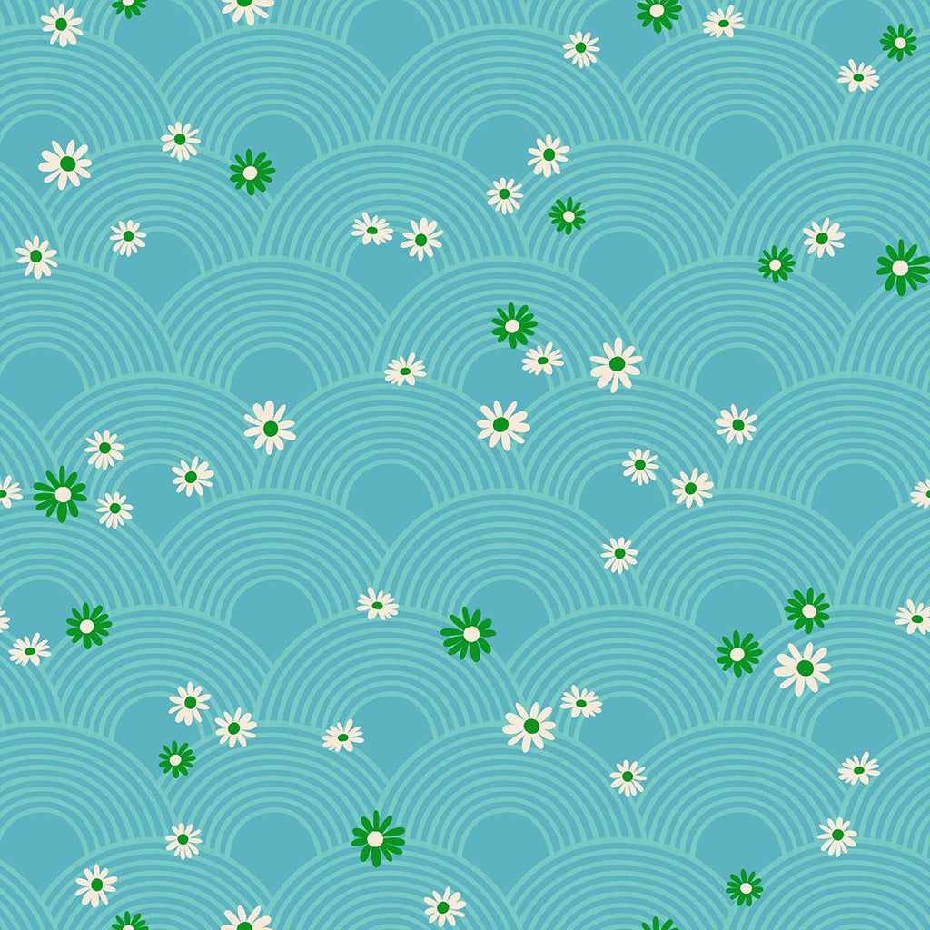 Rise and Shine - Scalloped Blender Turquoise | RS0081-13 – Austin Sewing