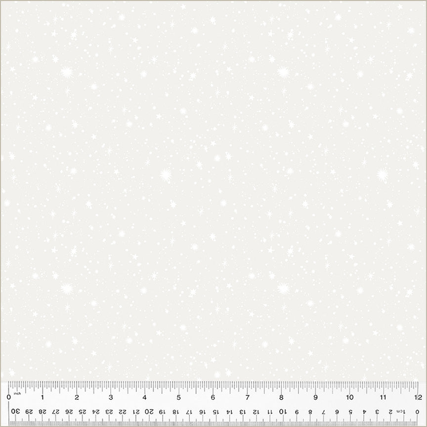Christmas Village - Stars and Snowflakes White on White | 53907-6 ...