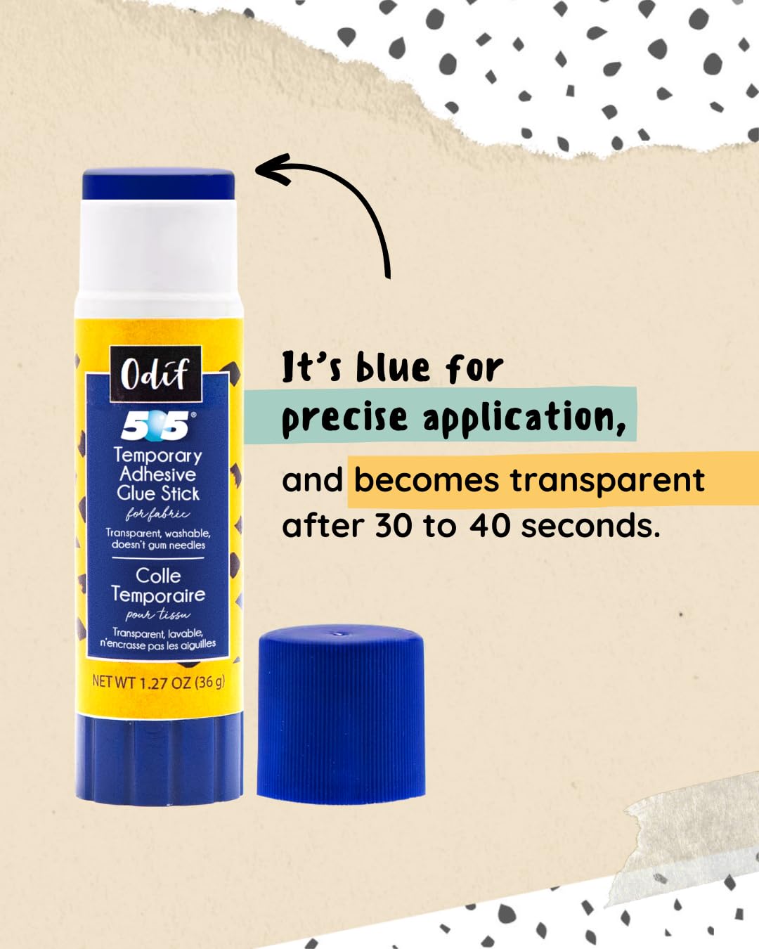 Odif | 505 Temporary Adhesive Glue Stick – Austin Sewing