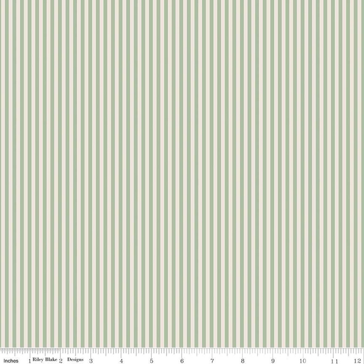 Stripes - 1/8" Ivory and Sage | C505-SAGE – Austin Sewing