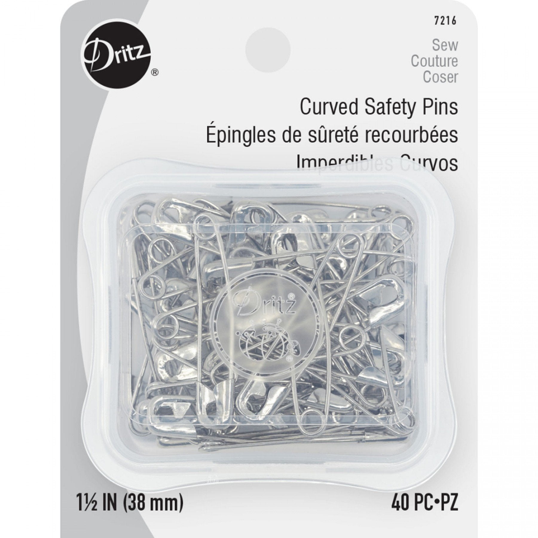 Dritz - Curved Safety Pins | D7216 – Austin Sewing