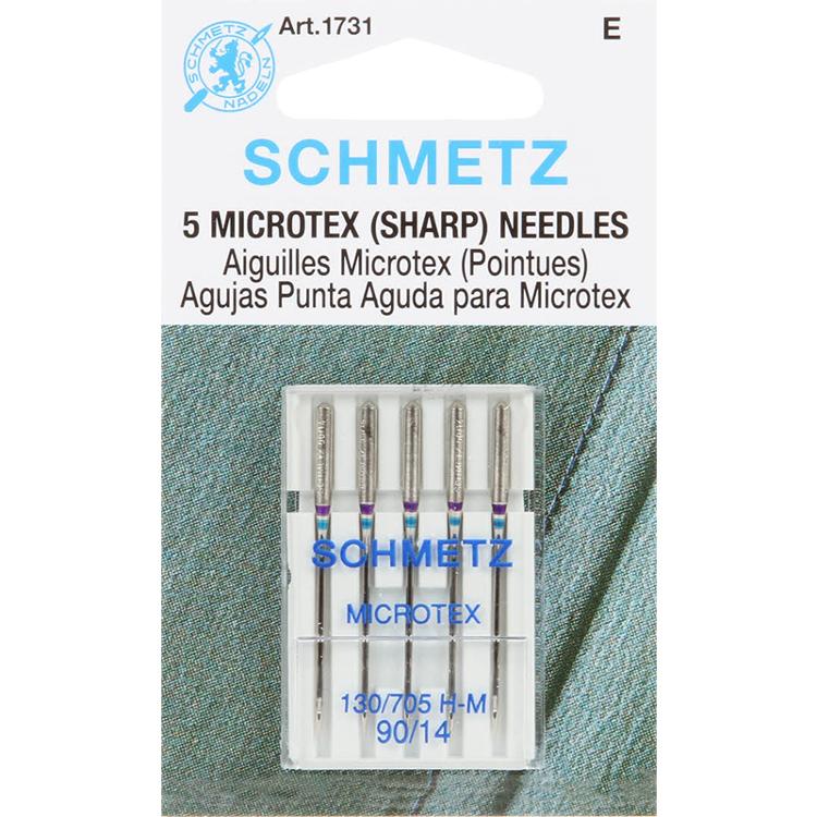 Schmetz - Microtex Sharp Needles size 90/14 | WALL – Austin Sewing