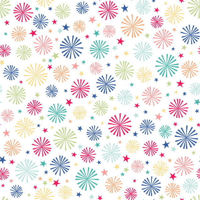 Celebration - Star Bursts Rainbow | MAS9201-Z – Austin Sewing