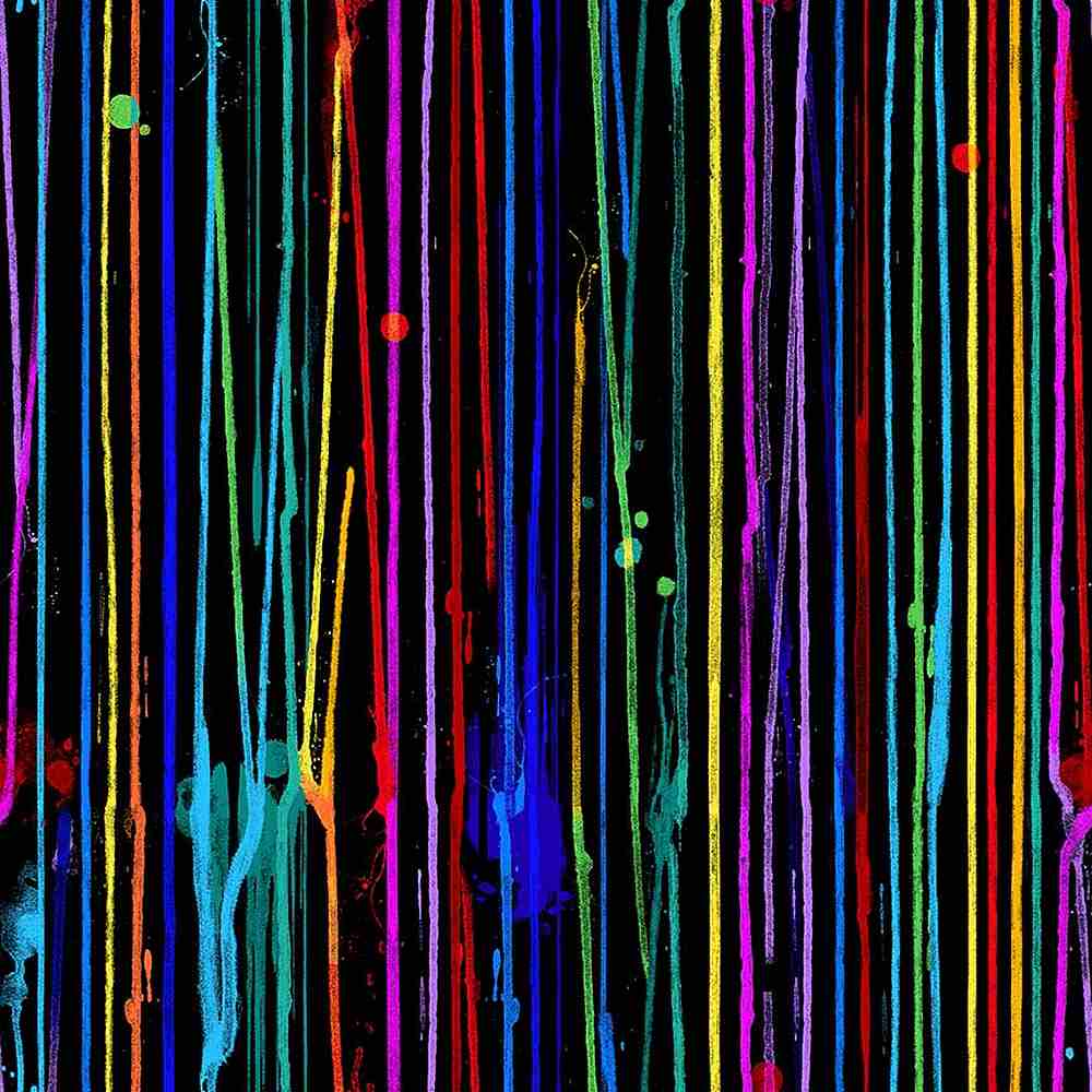 Dripping Paint - Black | STRIPE-CD1718 – Austin Sewing