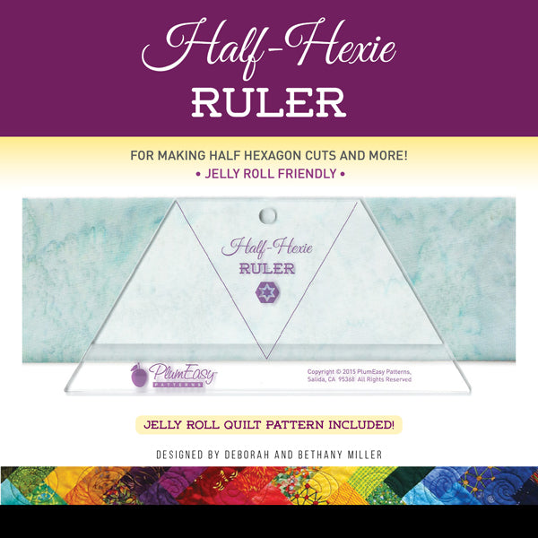 Plum Easy Patterns | Half Hexie Ruler – Austin Sewing