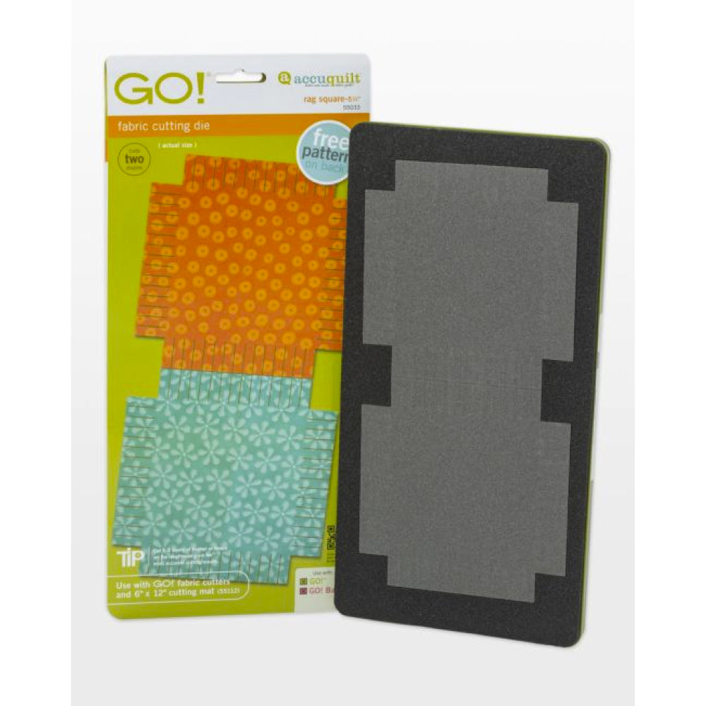GO! Rag Square-5 1/4" Die – Austin Sewing