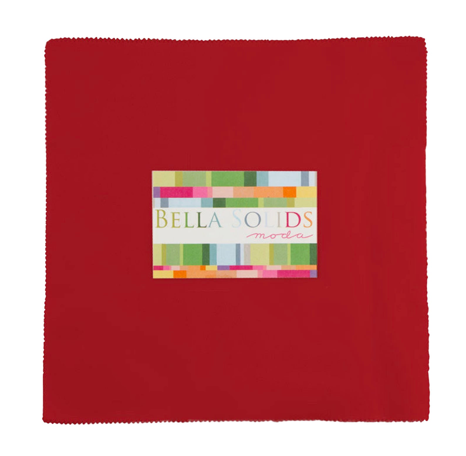 Moda Bella Solids - Junior Layer Cake Christmas Red | 9900JLC-16 ...