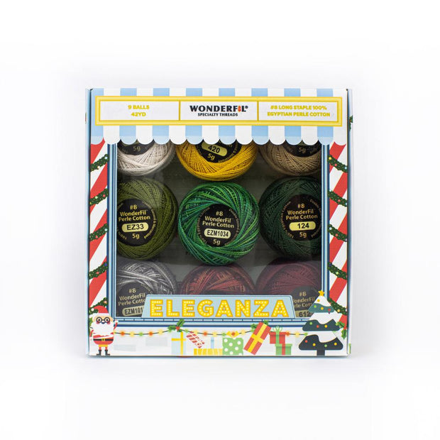 Wonderfil - Eleganza 8wt Perle Cotton | Holiday Pack: Deck the Halls ...