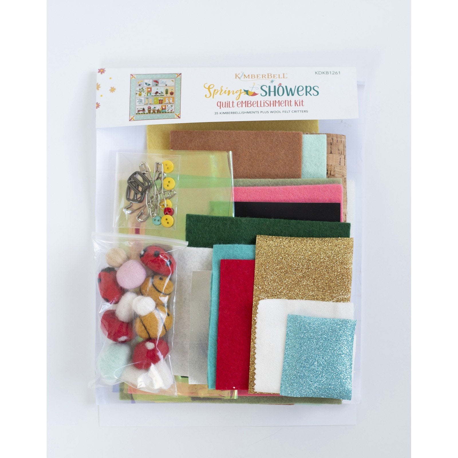 Kimberbell Designs | Spring Showers Embellishment Kit – Austin Sewing