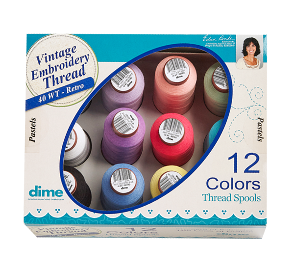 DIME - Vintage Embroidery Thread & Boho T-Shirts Pattern Bundle | Brig ...