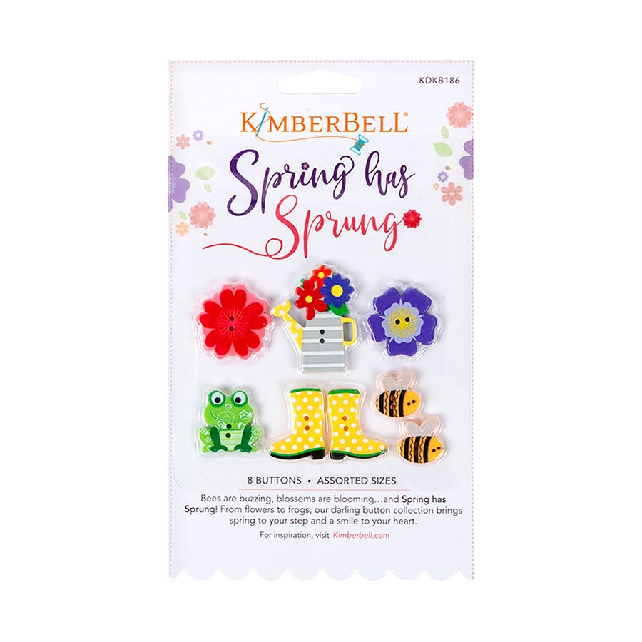 Kimberbell Designs | Spring Has Sprung Buttons – Austin Sewing